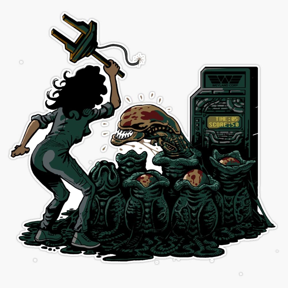 Amazon.com - Whack-A Xenomorph! Bumper Sticker Vinyl Decal 5"