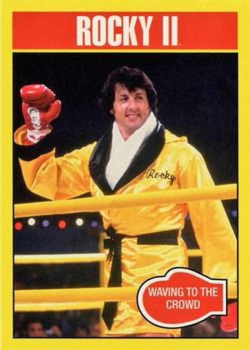 2016 Topps Rocky 40th Anniversary NonSport Trading Card #73 Waving to ...