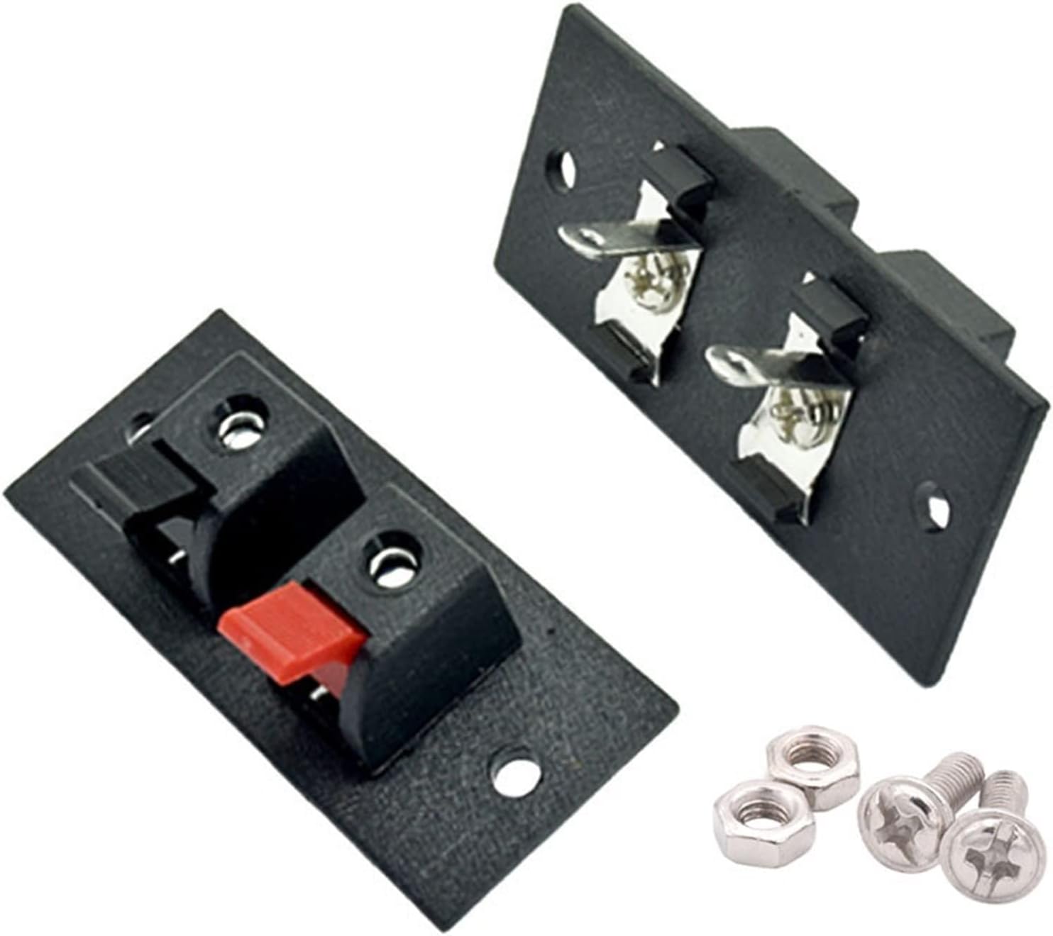 2 3 4 Positions Connector Terminal Push in Jack Load Spring 4 Poles ...