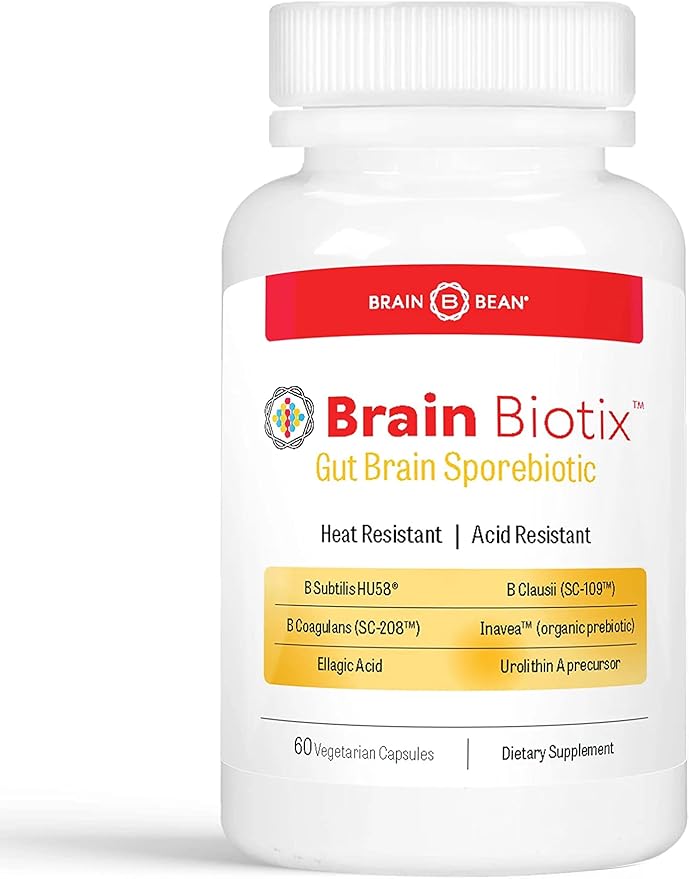 Amazon.com: Brain Bean Brain Biotix | Gut and Brain Spore-Based ...