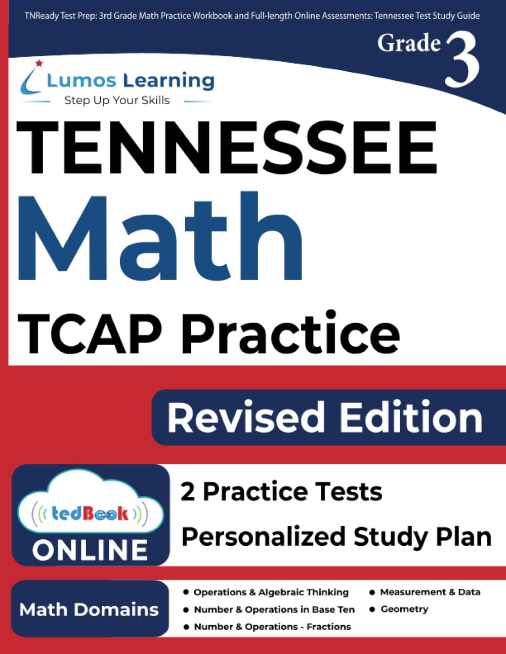 TNReady Test Prep: 3rd Grade Math Practice Workbook and Full-length ...