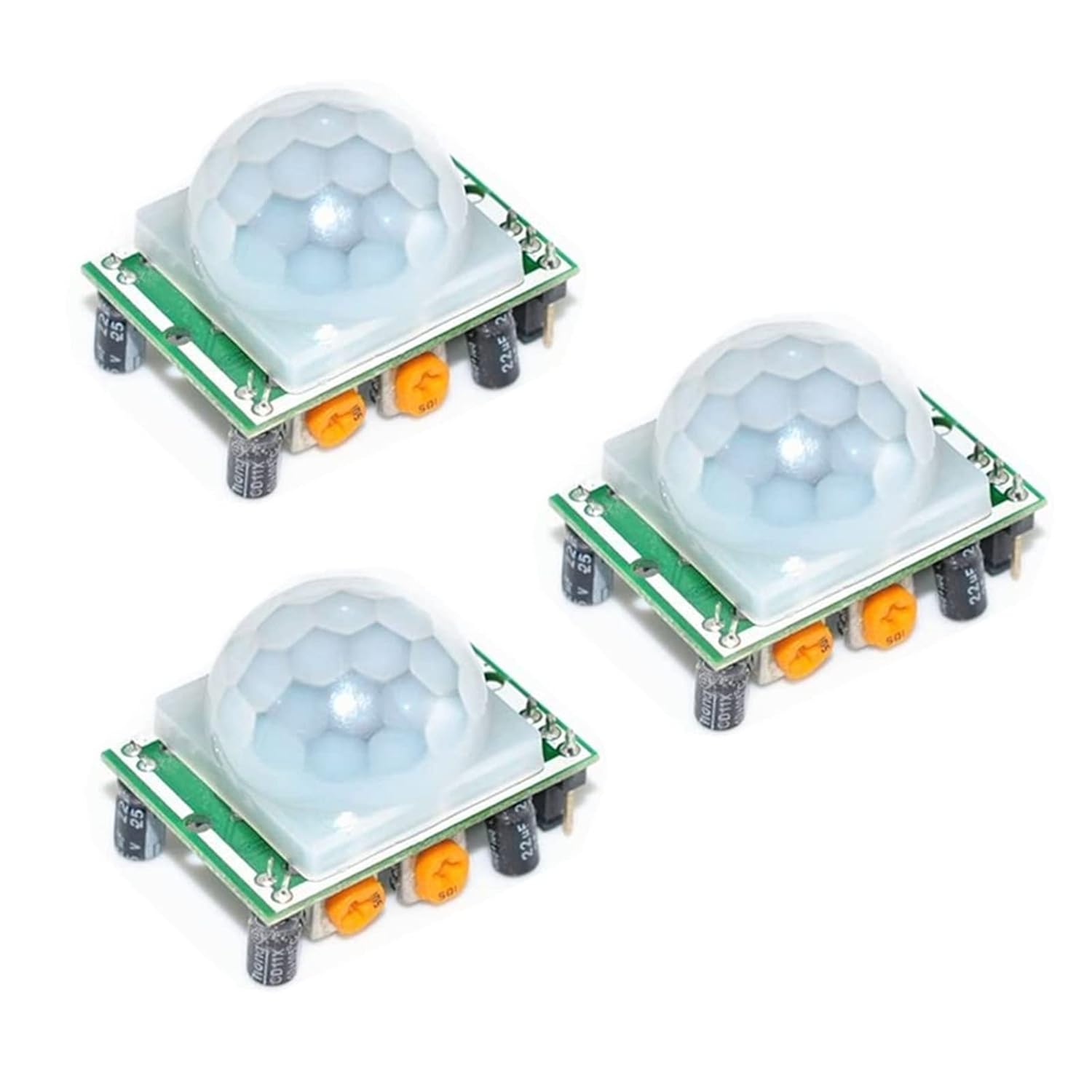 Oiyagai 3pcs HC-SR501 PIR Infrared Sensor Human Body Infrared Motion ...