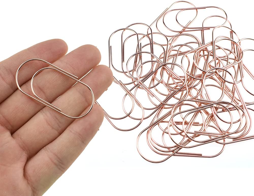 Amazon.com : HAHIYO Paperclips Nonskid Large Sturdy 2” Length Paper ...