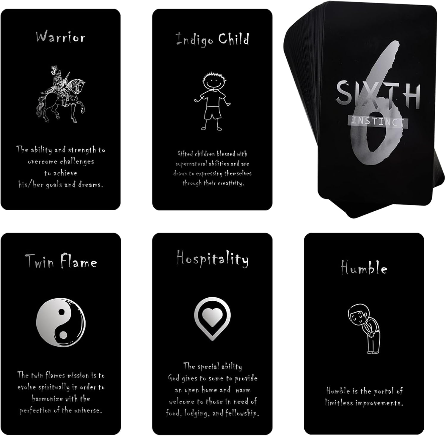 Amazon.com: Intuition Oracle Cards Deck, Sixth Instinct Oracle Cards ...