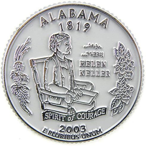 Amazon.com: Alabama State Quarter Magnet by Classic Magnets, 2.5 ...