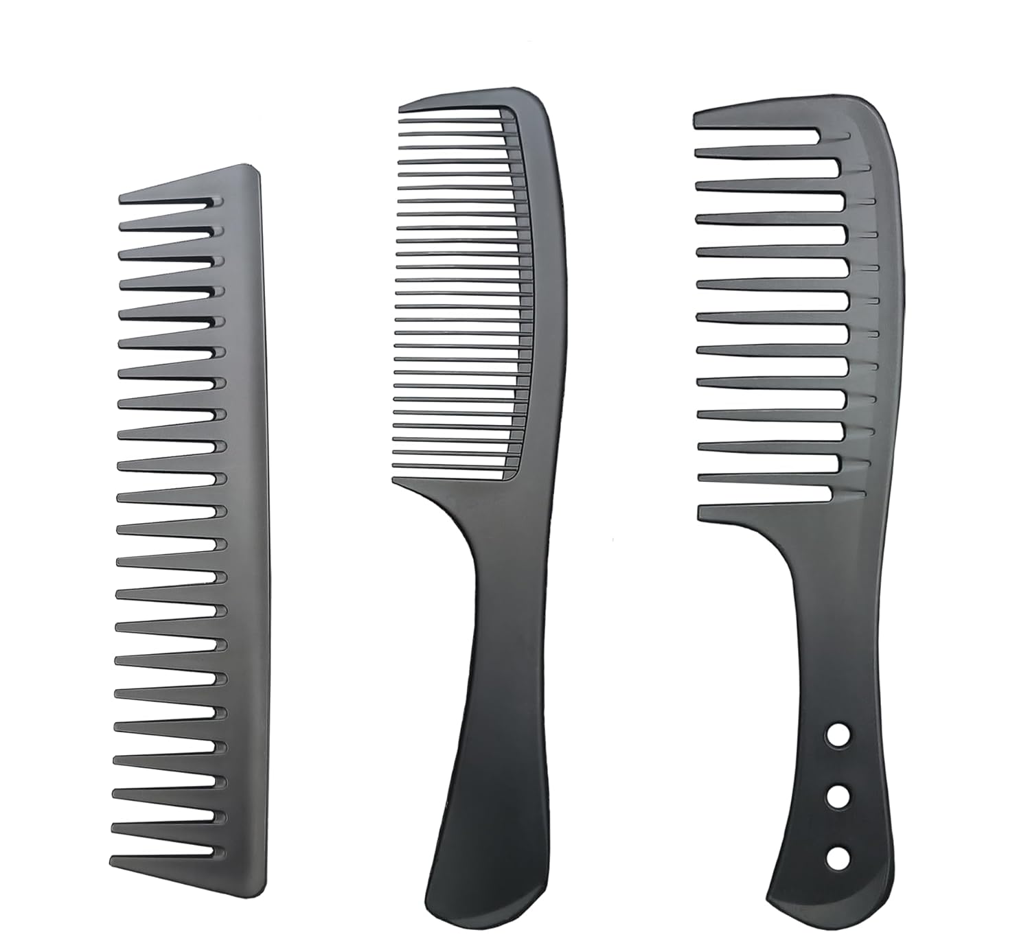 Amazon.com : 3 PCS Carbon Fiber Anti Static Comb, Heat Resistant Comb ...