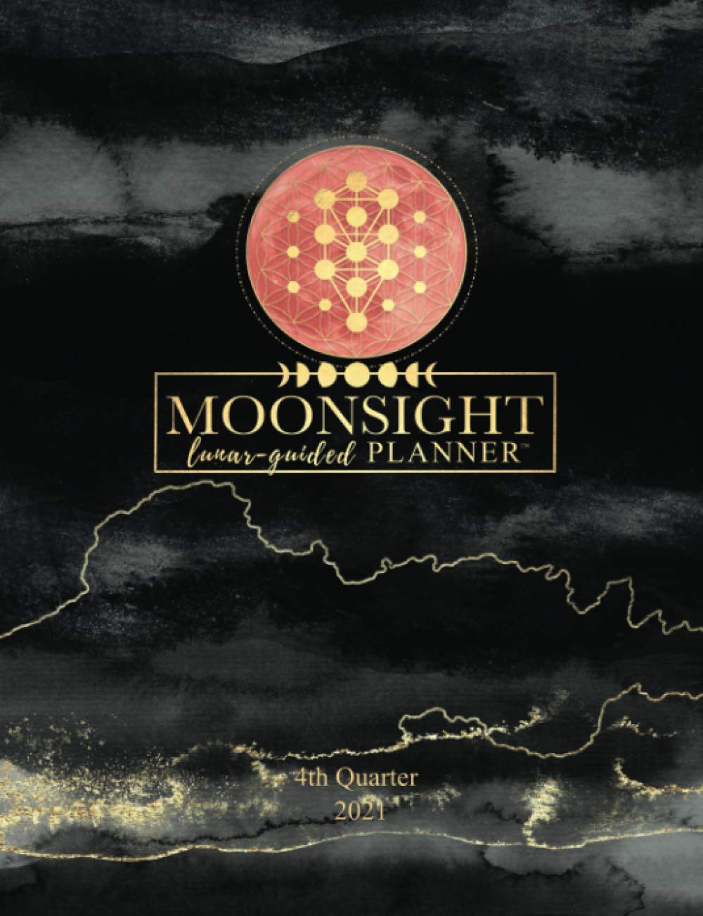 Moonsight Lunar Guided Planner: 4th Quarter 2021 (Black): Corazon ...