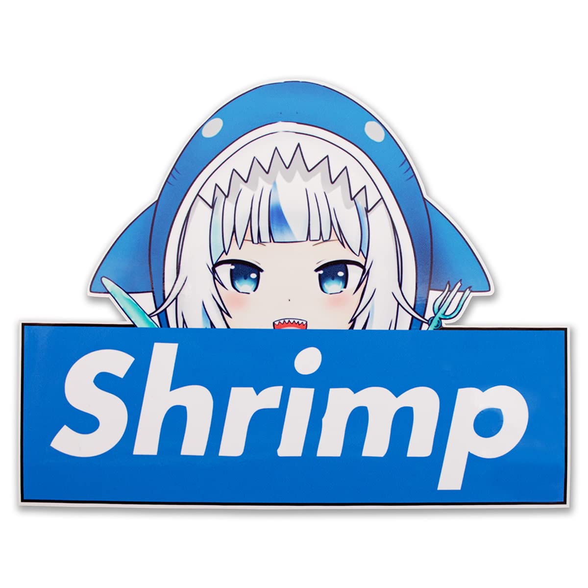 Amazon.com: Virtual Computer Characters Decal Stickers (Gawr Gura ...