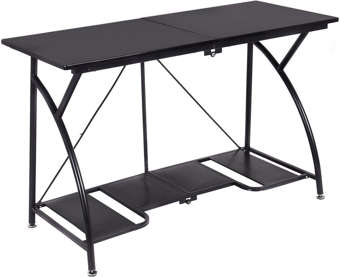 Amazon.com: New Expanding Tray Table Modern Folding Computer Desk Home ...