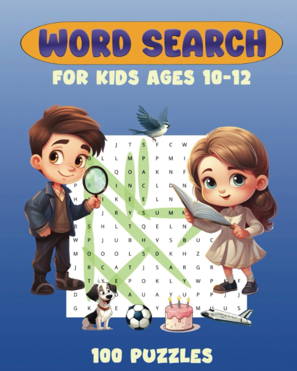 Kids Word Search Puzzle Book for Ages 10-12: 100 Fun and Educational ...