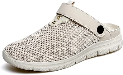 Amazon.com | ihinzry Men's Women's Garden Clogs Hollow Mesh Clog Indoor ...