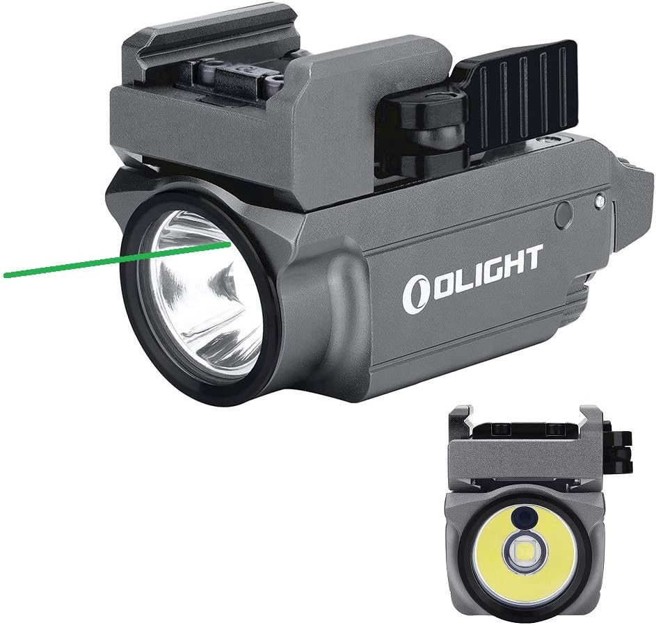 Amazon.com: OLIGHT Baldr Mini 600 Lumen Pistol Light and Green Laser ...