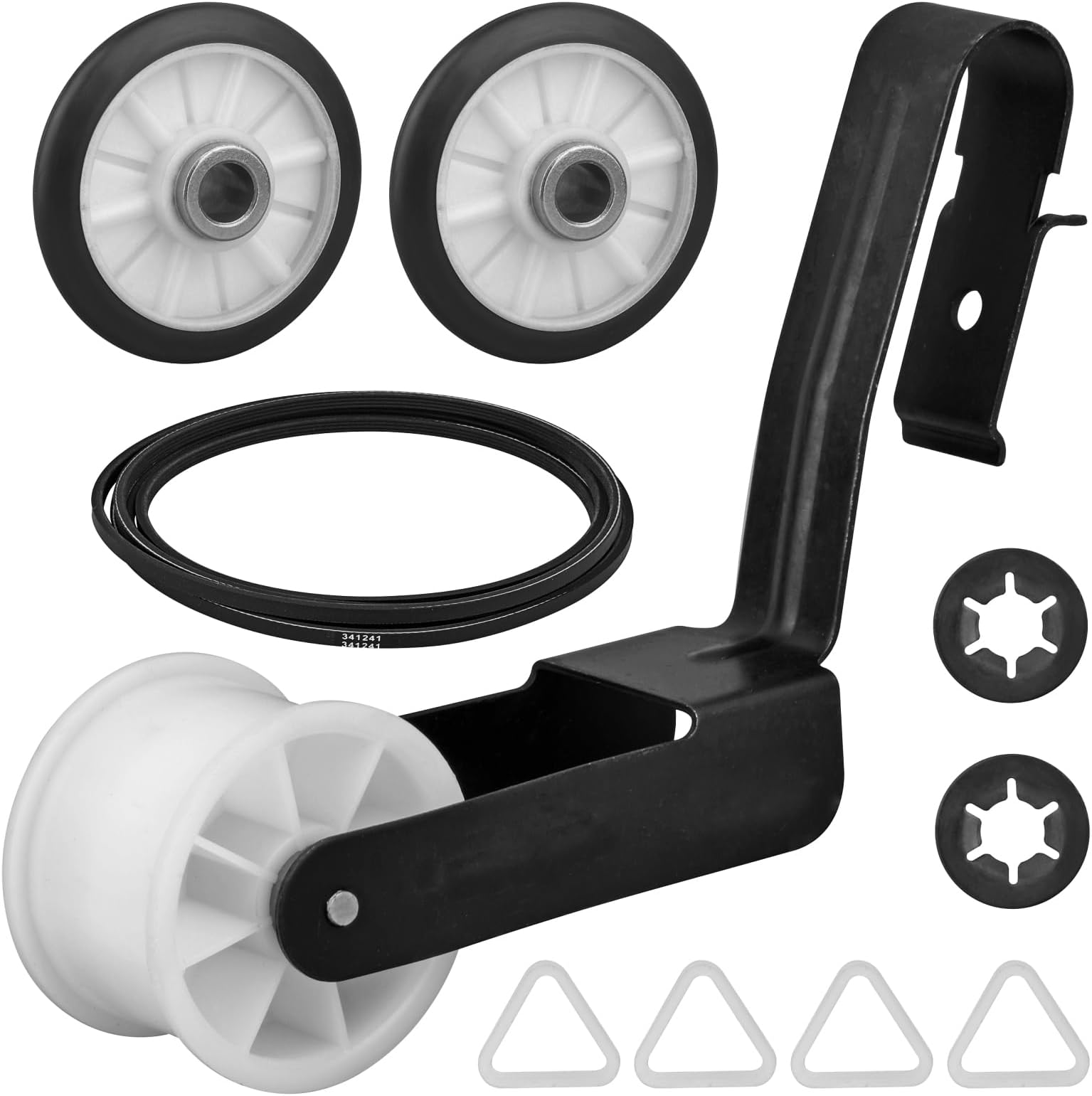 Amazon.com: 4392065 Dryer Repair Kit 341241 Dryer Belt Replacement for ...