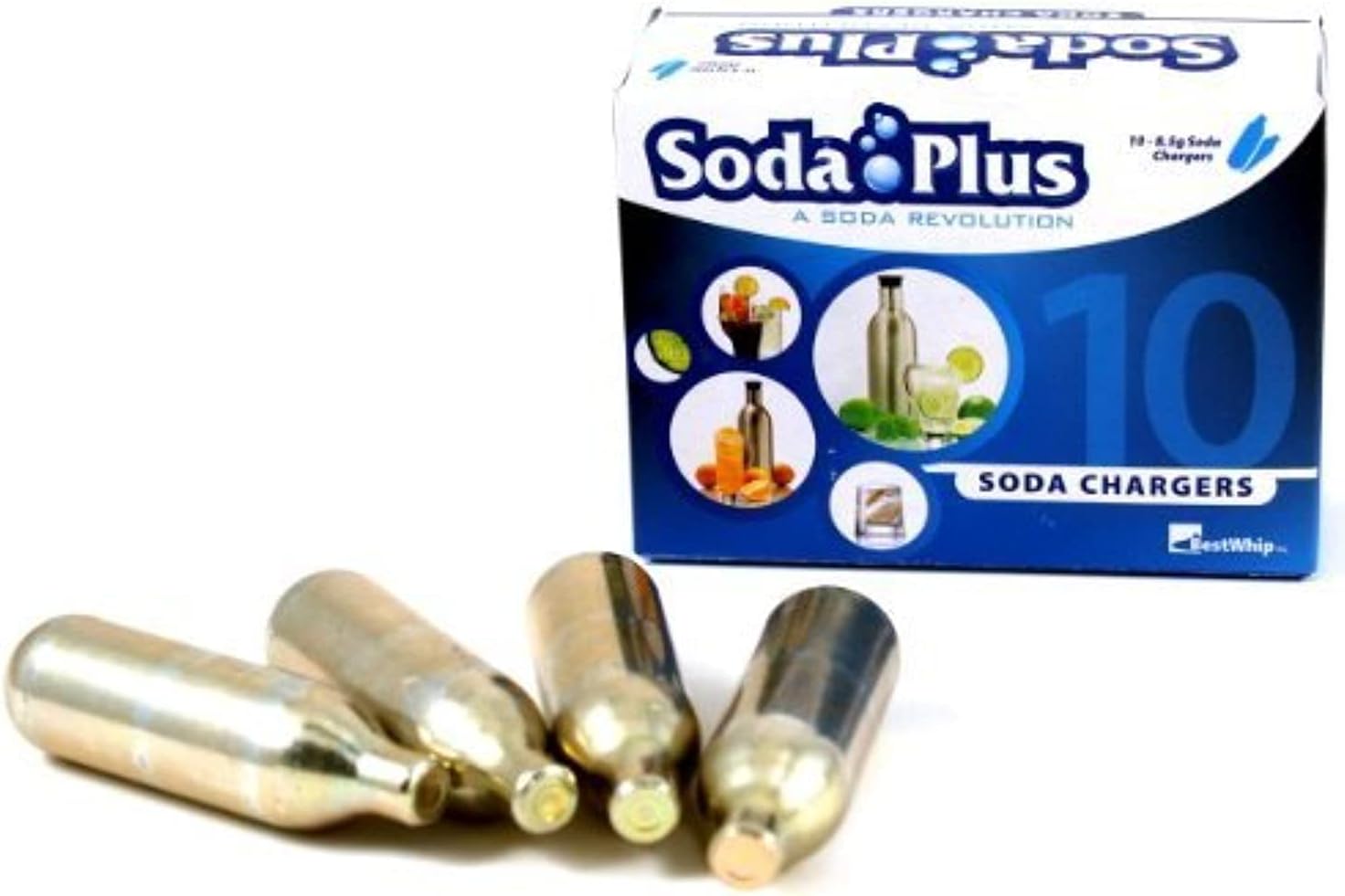 Amazon.com | iSi North America iSi 100 soda chargers, Gold: Seltzer ...