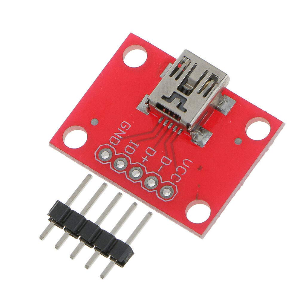 Amazon.in: Buy Mini USB Mini-B Type Breakout Board PCB Power Supply ...
