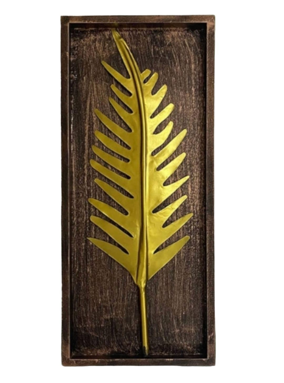 Vrinban International Metal Leaf Wall Hanging & Decorative Mounted Art ...