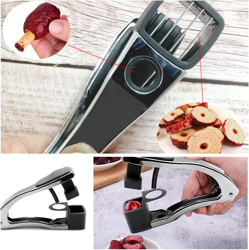 Fruit Pitting Tool Cherry Pitter Olive Red Dates Pitting Device for ...