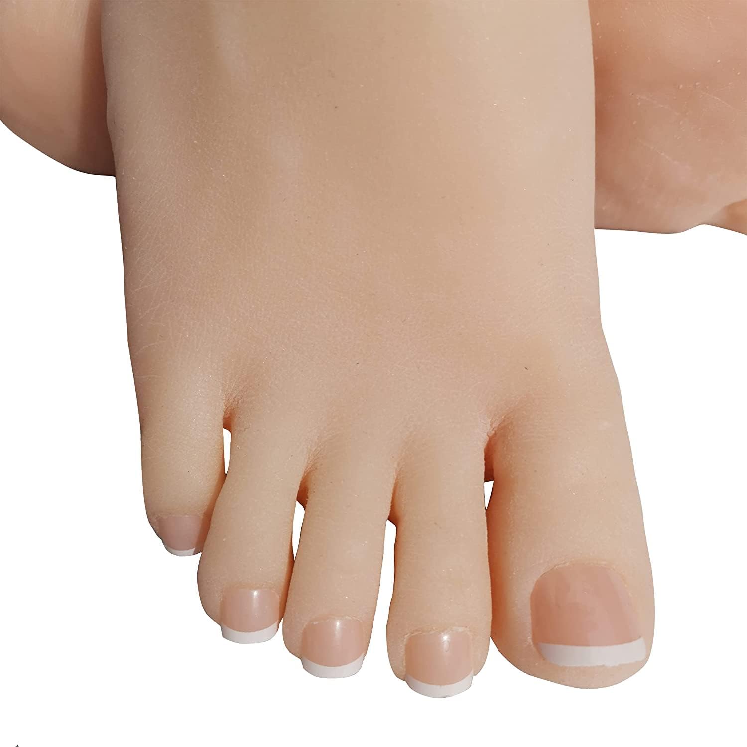 Amazon.com: Lorcnz Realistic Silicone Feet Soft Silicone Human Sized ...
