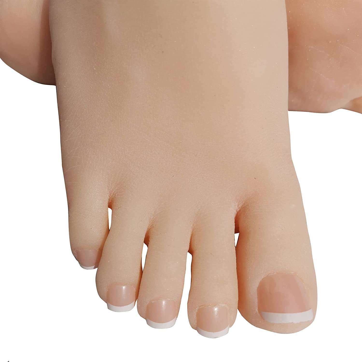 Amazon.com: Lorcnz Realistic Silicone Feet Soft Silicone Human Sized ...
