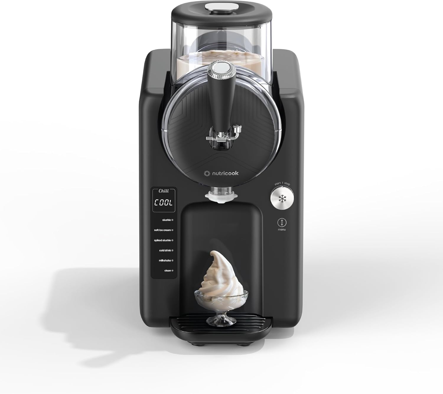 Nutricook Frost Ice Cream Maker – 2-in-1 Soft Serve & Slushie Machine ...