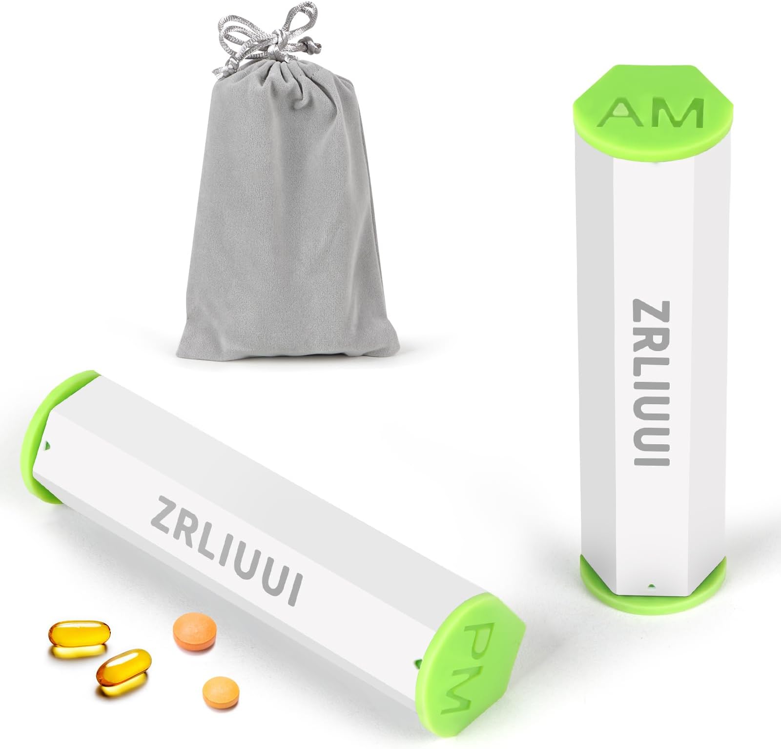 Amazon.com: WLLHYF Small Pill Box 3 Pcs Mini Pill Organizer Portable ...