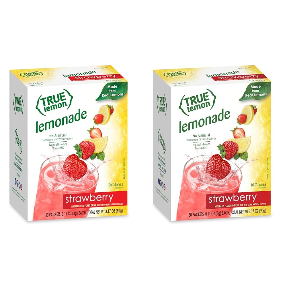 Snapklik.com : True Lemon Strawberry Lemonade Water Enhancer Drink Mix ...