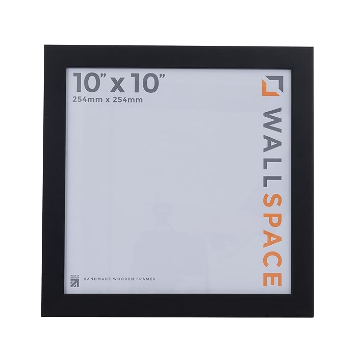 Buy Wall Space 10x10 Black Frame | Black 10x10 Picture Frame | Real ...