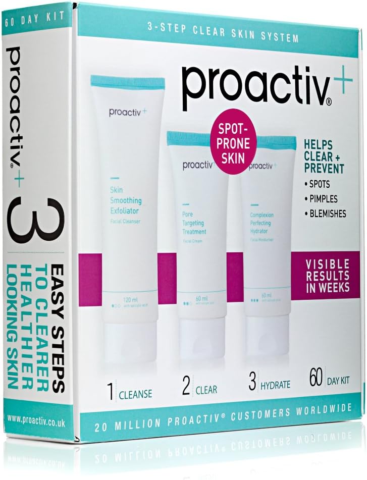 Proactiv 3 Step System for Clearing Spot-Prone Skin (60 Day Supply ...