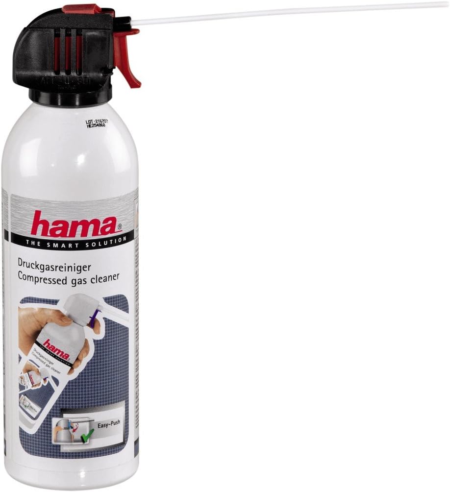 Hama Office Clean Compressed Gas Cleaner (Easy to Push) - 300 ml ...