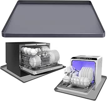 Amazon.com: Dishwasher Drain Pan Mat, Portable Dishwasher Silicone Mat ...