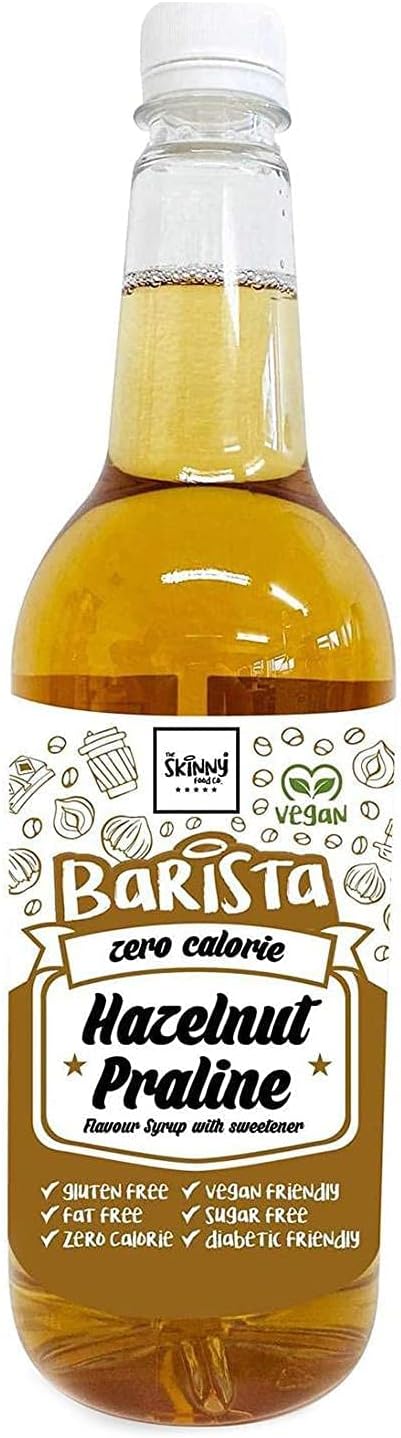 Barista Zero Calorie Coffee Syrup 1 Litre Hazelnut Praline : Amazon.co ...
