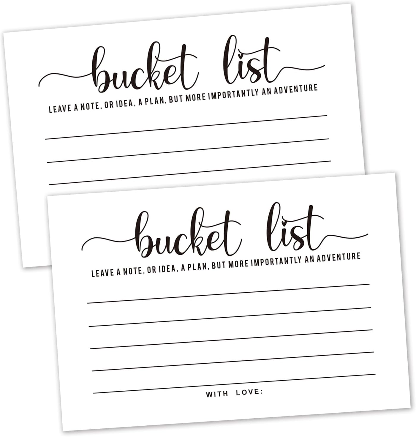 Amazon.com: KORTTITALO 50 Bucket List Suggestion Cards - Adventure List ...