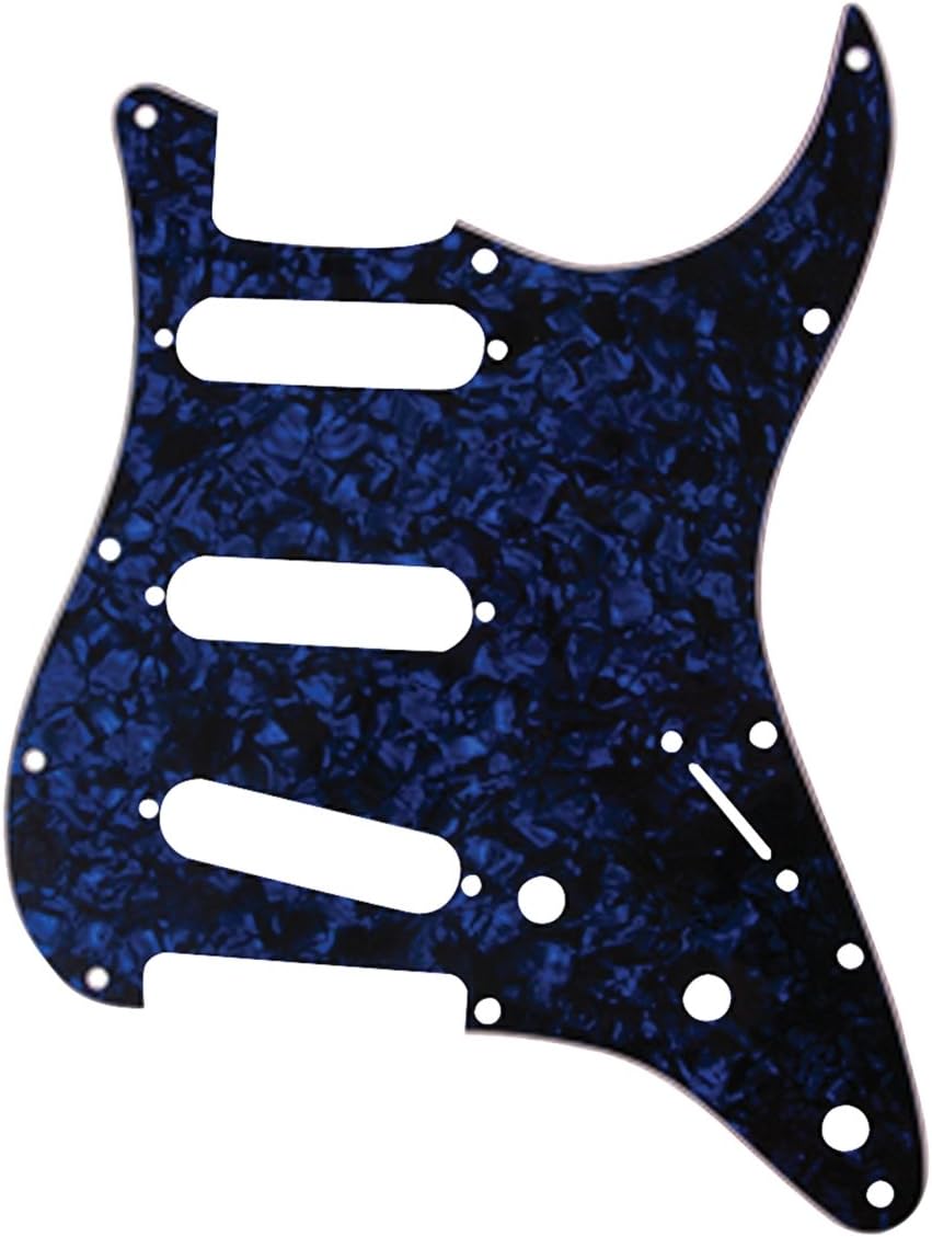Amazon.com: D’Andrea Strat Pickguards for Electric Guitar, Blue Pearl ...
