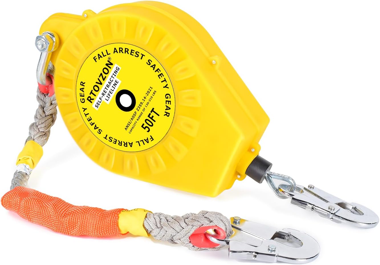 Amazon.com: 6ft Self Retracting Lanyard, Retractable Lanyard Fall ...