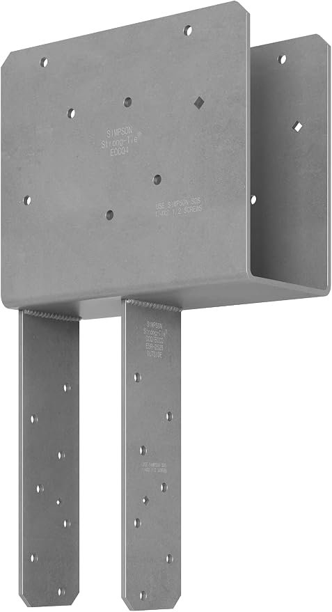Amazon.com: Simpson Strong-Tie ECCQ44SDS2.5 ECCQ End Column Cap for 4X ...