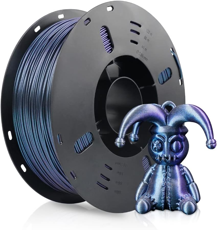 VOXELAB 3D Printer Filament, 1.75mm PLA Multicolor Filament ...