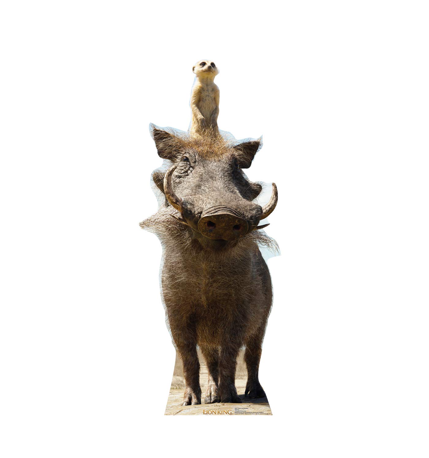 Advanced Graphics Timon And Pumbaa Life Size Cardboard Cutout Standup ...