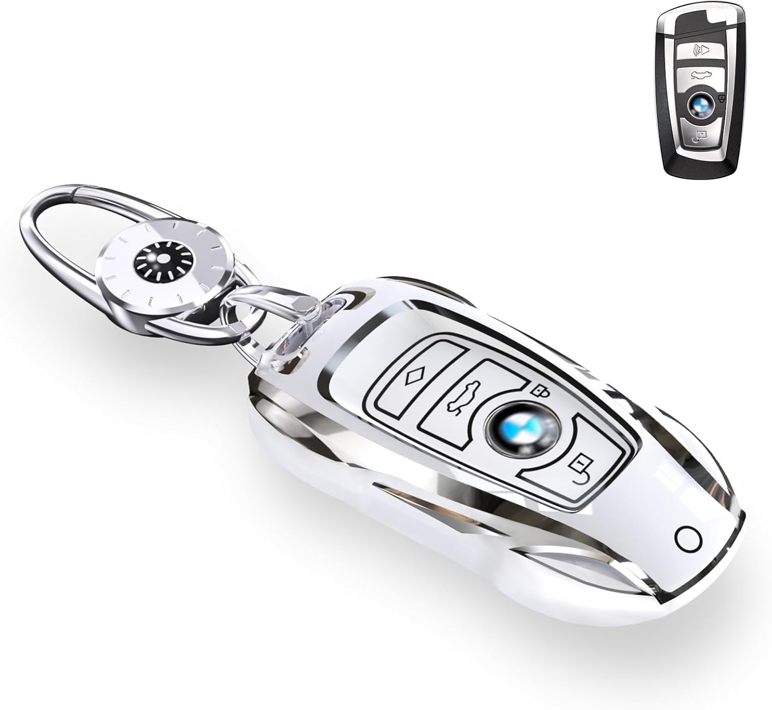 Amazon.com: saxsion for BMW Key Fob Cover,Fit 530/525/X1/X2/X3/X4/X5/X6 ...