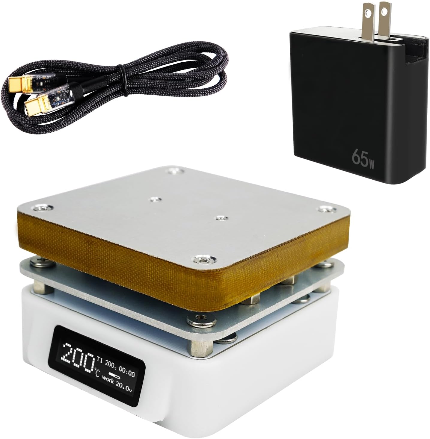 SEQURE Mini Soldering Hot Plate, 25V 95W OLED Electric Preheat ...