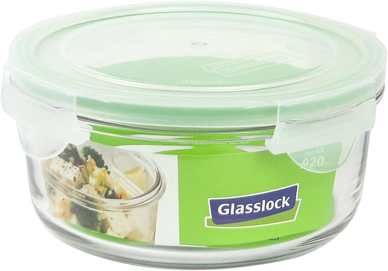 Amazon.com: GLASS LOCK 1200ml Square Food Container, 1 EA : Home & Kitchen