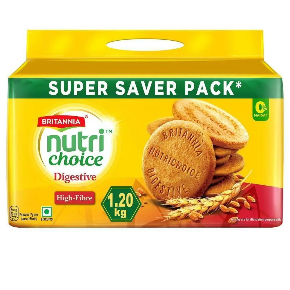 Britannia Nutri Choice Digestive 1.2KG Biscuit 1200 gm Pack : Amazon.in: Grocery & Gourmet Foods