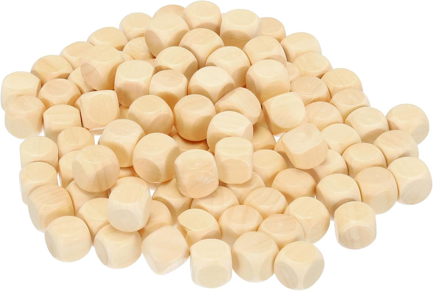 Amazon.com: Blank Wooden Dice 1 inch 30PCS Unfinished Square Blocks ...