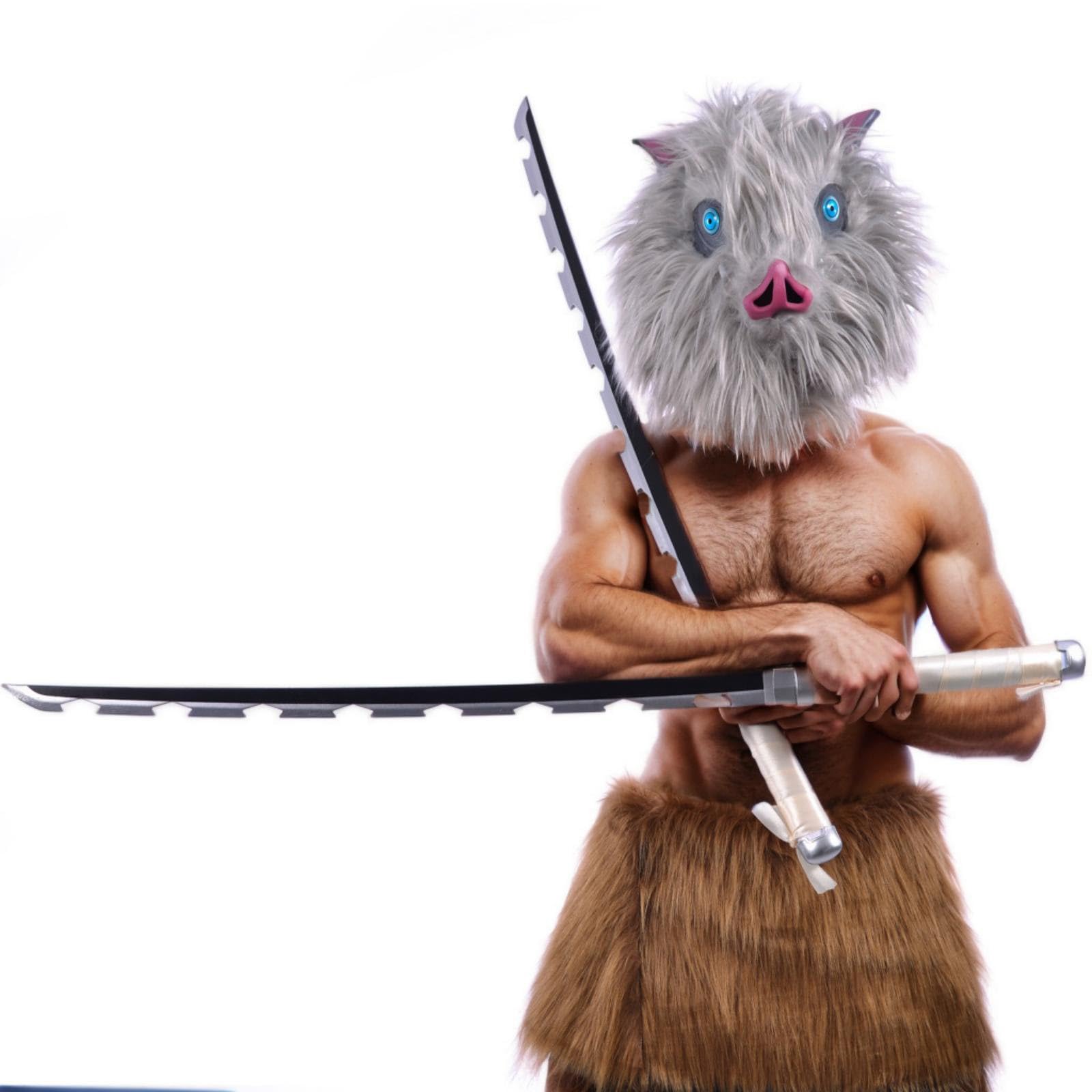 Snapklik.com : Demon Slayer Anime Sword - 41 Inch - Zenitsu, Tanjirou ...