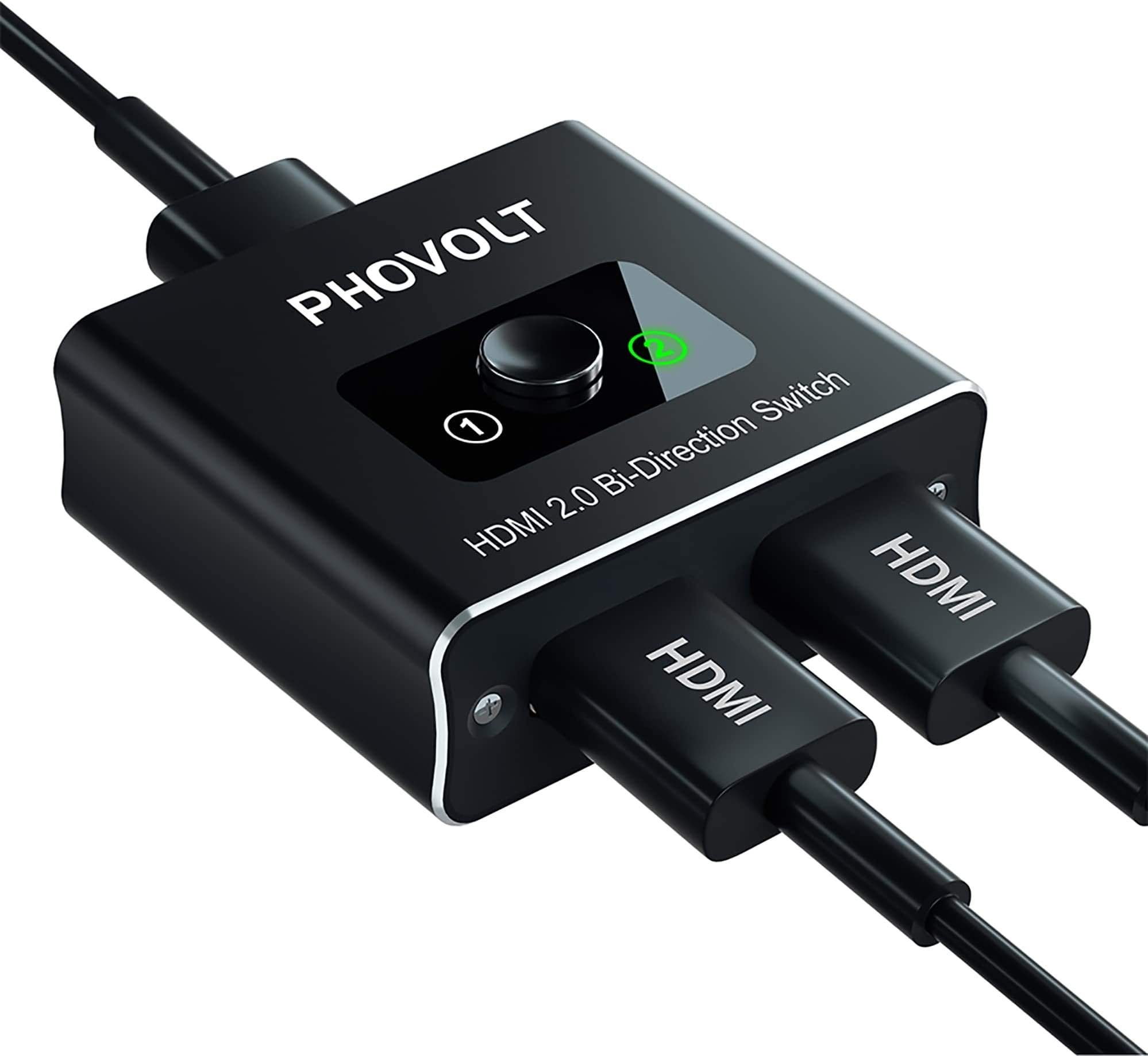 Amazon.com: HDMI Switch 4K HDMI Splitter, PHOVOLT Aluminum Bi ...