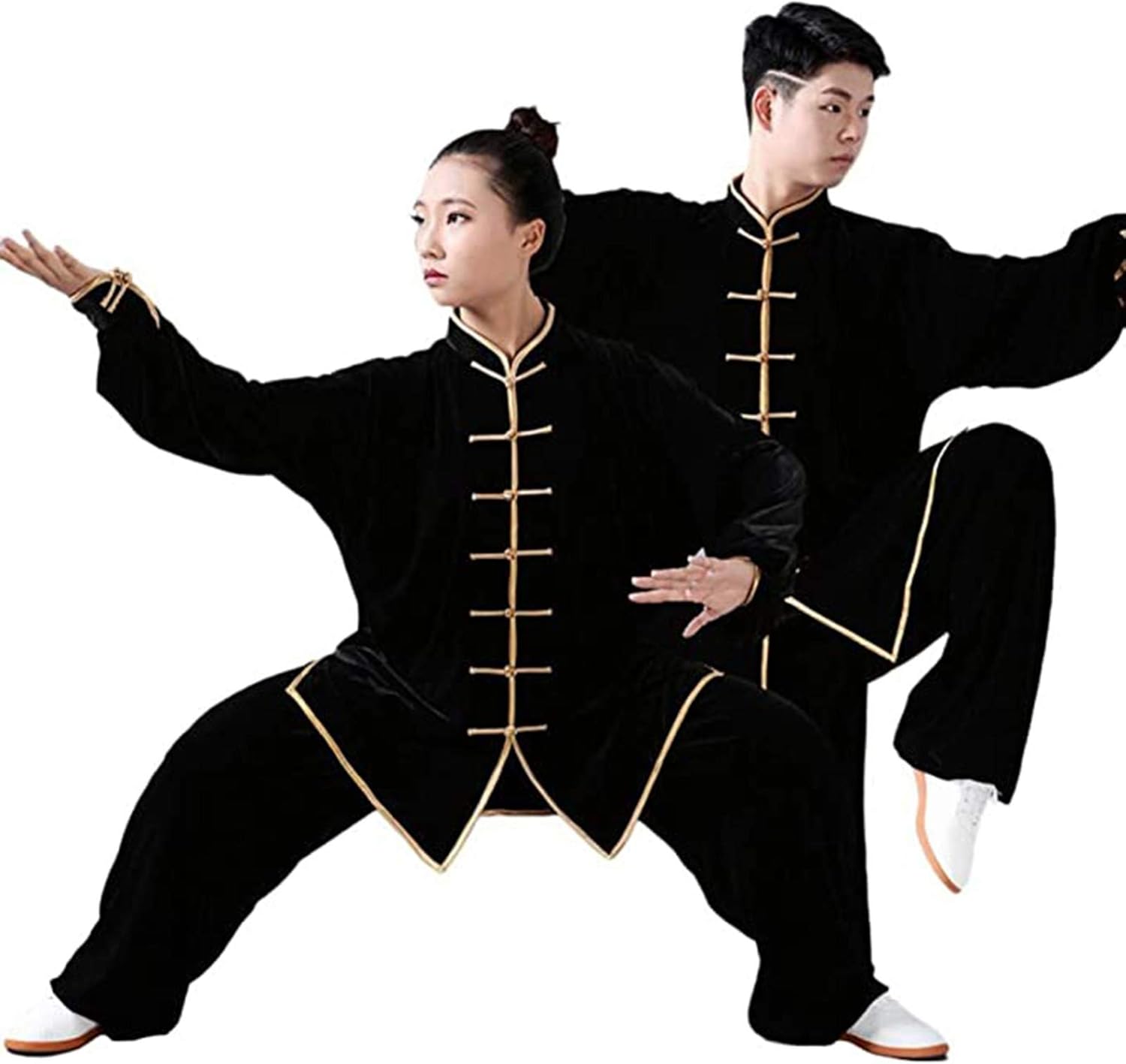 Tai Chi Uniform Kung Fu Suit Set Voor Qi Gong Vechtsporten Wing Chun ...