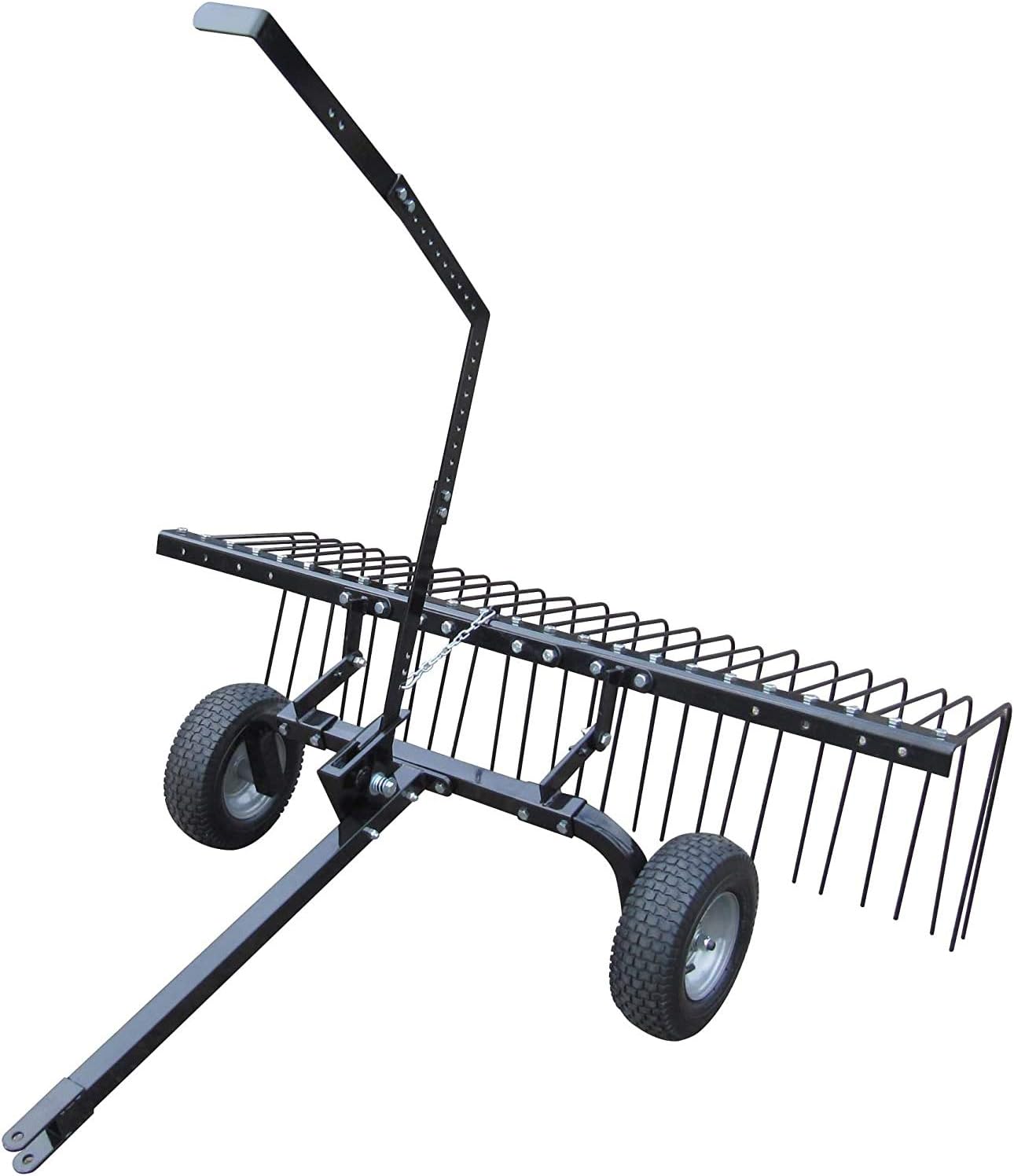 Amazon.com : Yard Tuff 60 Inch V Shaped Steel Tow Behind Acreage Rake ...