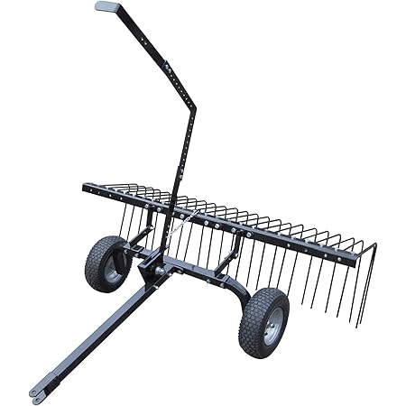 Amazon.com: Yard Tuff 72 Inch Heavy Duty Durable Steel Pine Straw Rake ...
