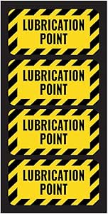 Amazon.com: Lubrication Point Stickers (small) | Grease Point, Grease ...