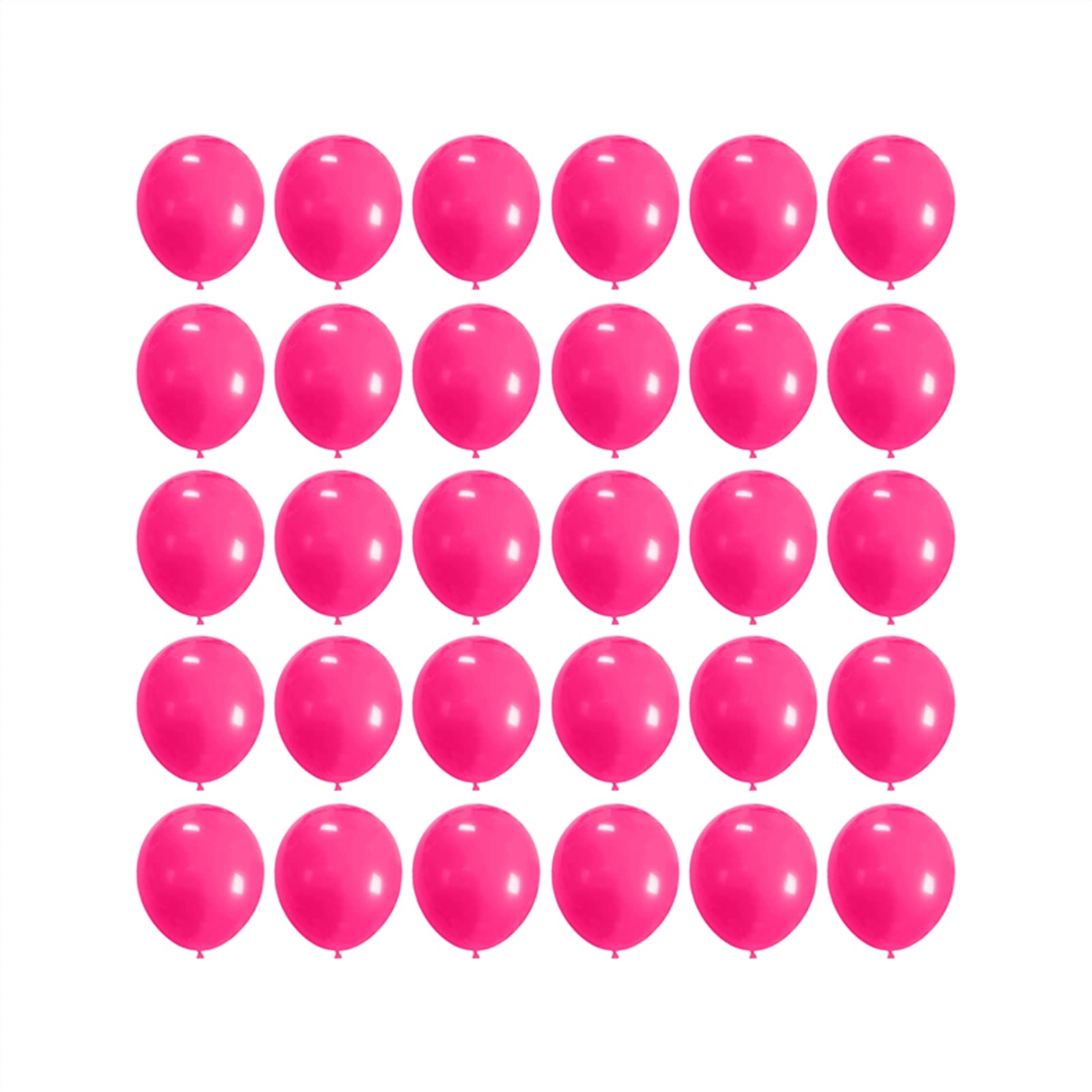 Amazon.com: 5 inch Hot Pink Party Balloons, 100 pcs Mini Dark Pink ...
