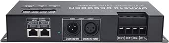 Amazon.com: DMX Decoder 24 Channel Digital Display Dimming Driver LED DMX512 Controller for RGB ...